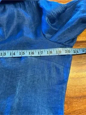 Simons | Jackets & Coats | Simons Vibrant Blue Asymmetric Petite Womens ...